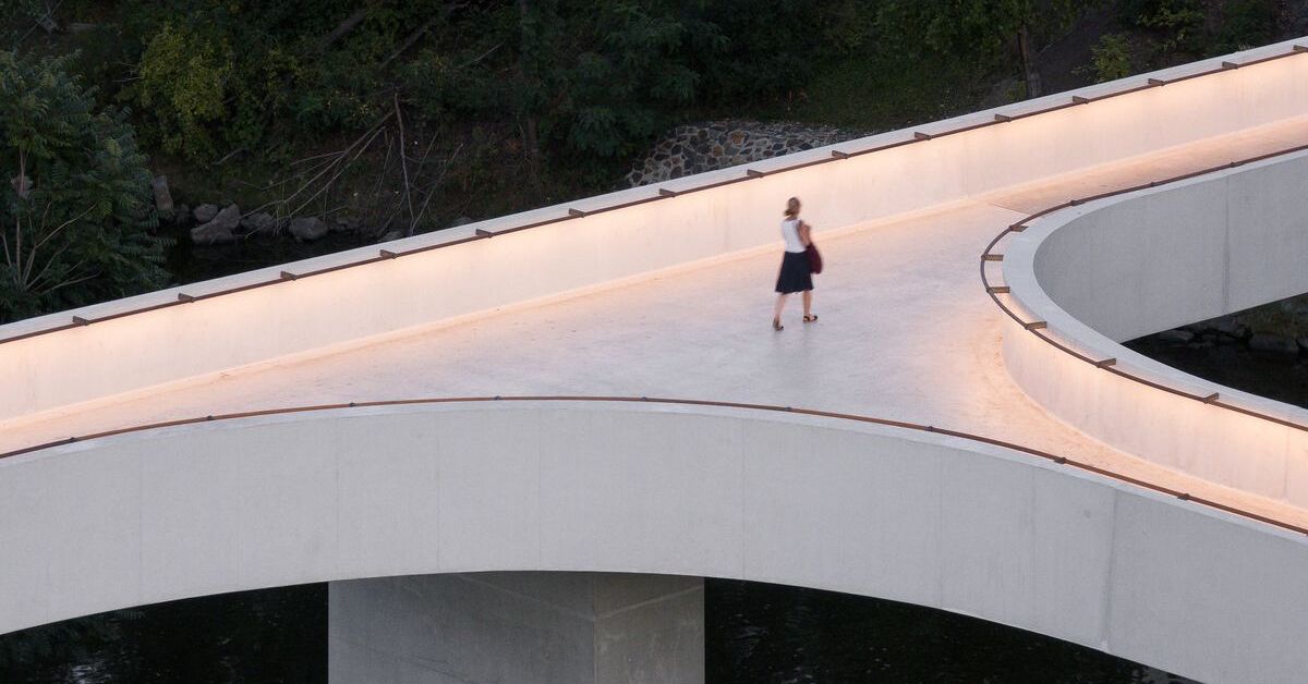 Štvanická lávka neboli HolKa. Získala Národní cenu za architekturu a ...